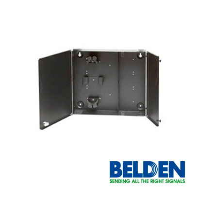PANEL DE MONTAJE EN PARED BELDEN FIBEREXPRESS AX103928 NEGRO
