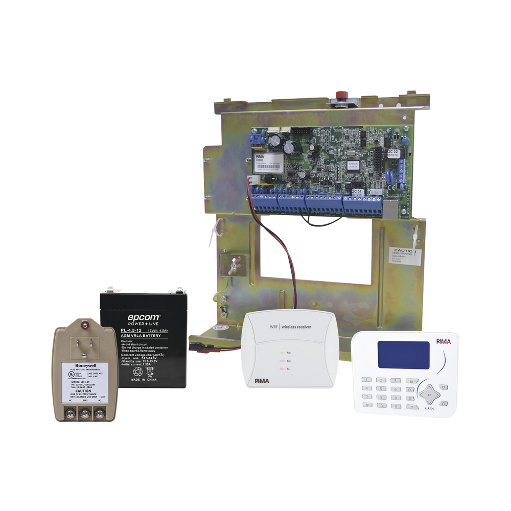 KIT DE ALARMA FORCE32 CON RECEPTOR INALAMBRICO.