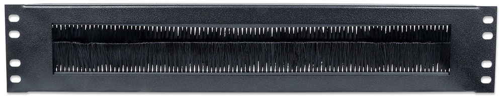 Panel rack cepillo pasacables 2U INTELLINET 19" BLK 766623712774