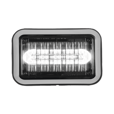 Luz perimetral LED PriZm ™ II de 4x6 con bisel, lente transparente y ...