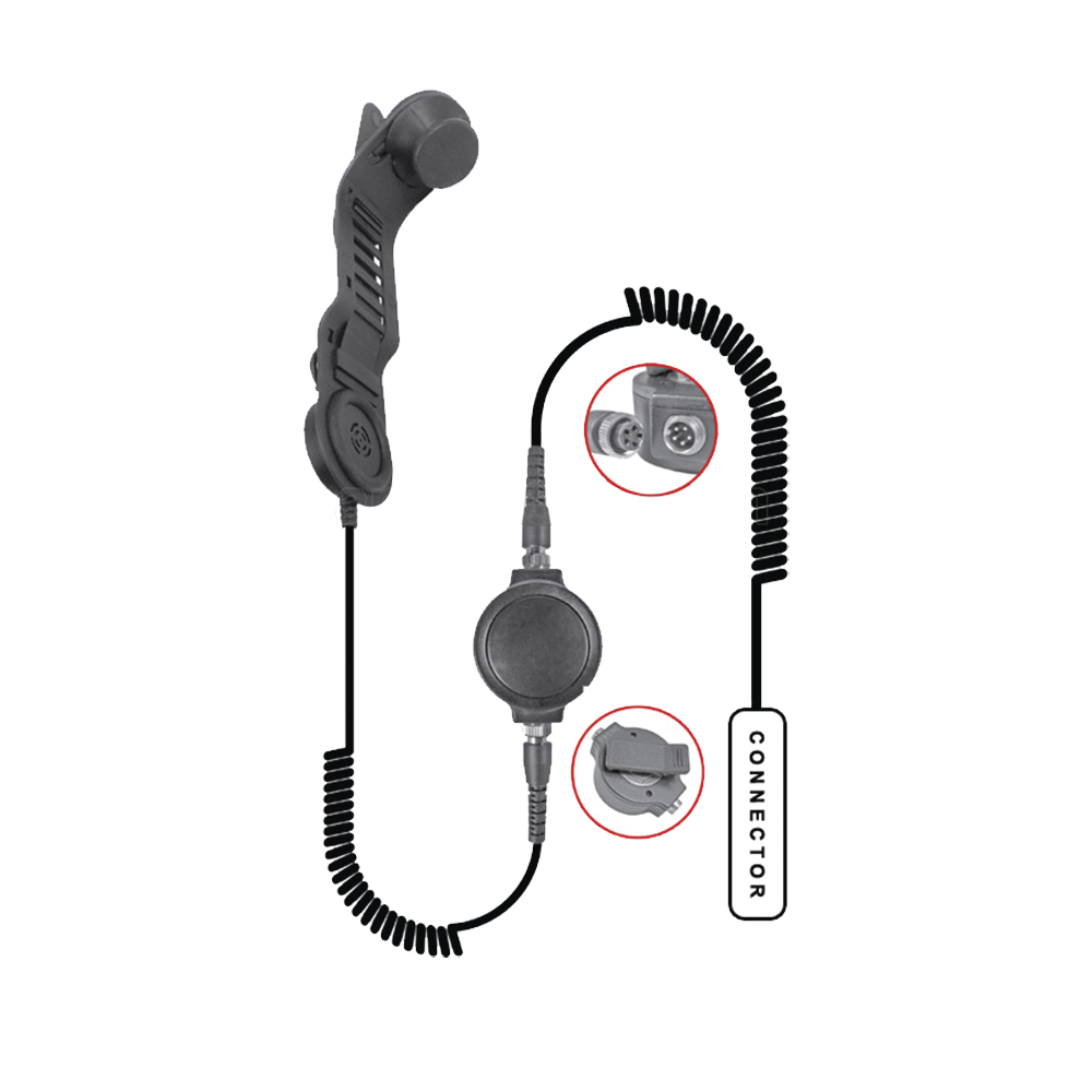 Skull Vibration Microphone for / HYT TC500 / 518/600/610/700. MOTOROLA ...