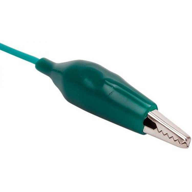 Juego de 5 cables de 40 cm con caimanes chicos