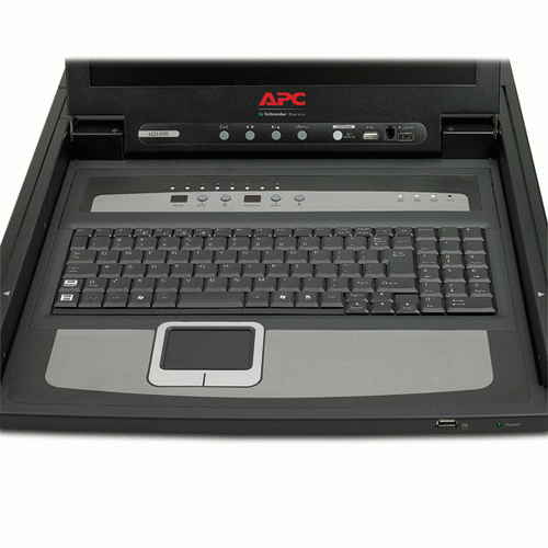 APC AP5808 consola de rack 43,2 cm (17") Negro