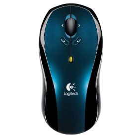 Logitech LX7 Cordless Optical Mouse - Blue ratón RF inalámbrico Óptico