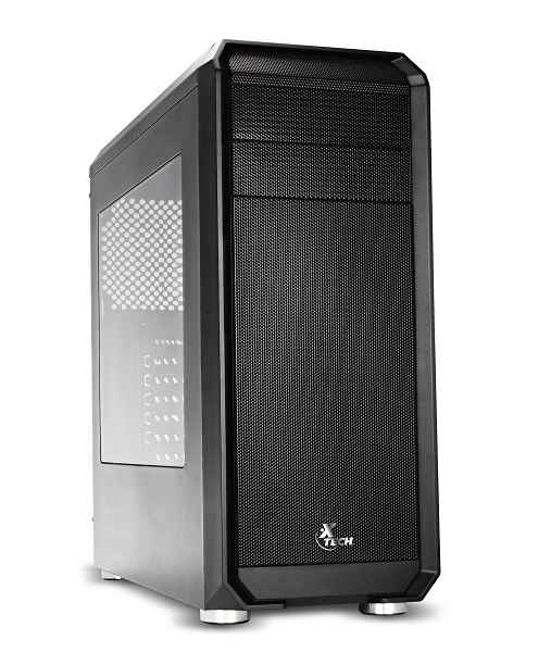 Xtech XT-GMR1 Chasis de PC para Gaming - Negro - Ventilador LED Azul ...