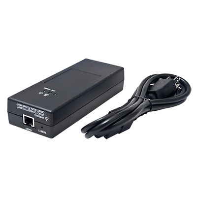 PoE Injector WPOE-55V. input 110 - 220 Vac / output 55 Vdc, 43 W.