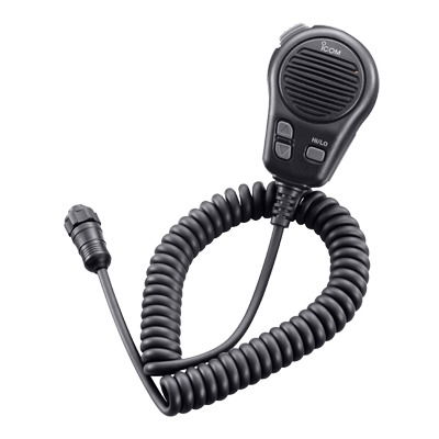 Waterproof Replacement Microphone, Black Color for ICOM IC-M504A/M604 ...