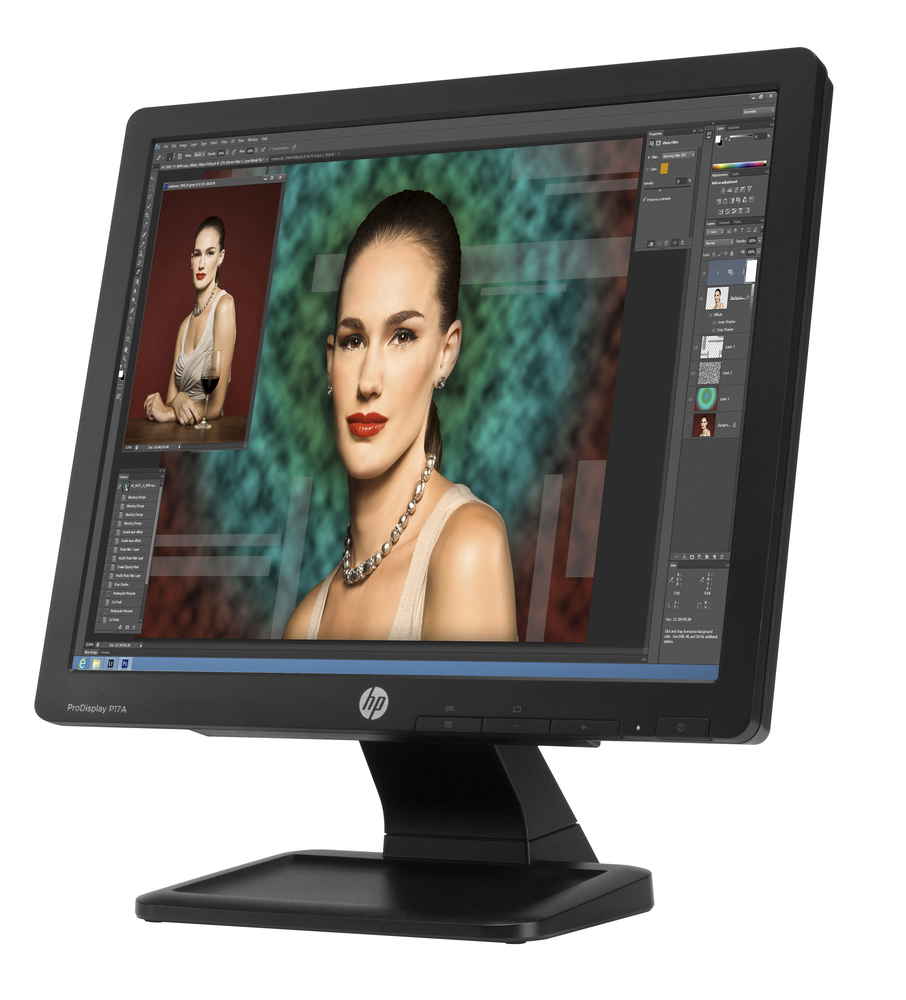 MONITOR HP 17" F4M97AA#ABA PRODISPLAY P17A LED BACKLIT LCD VGA SXGA ...