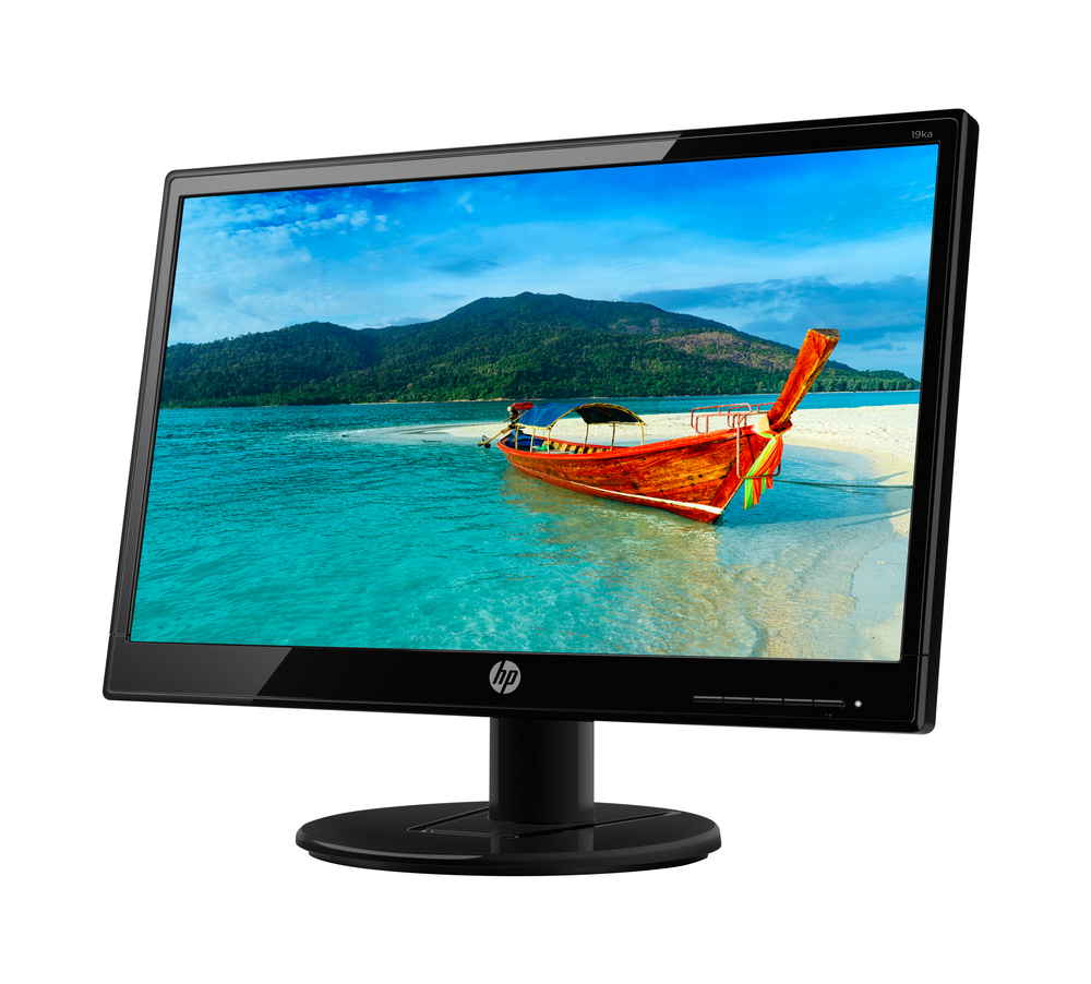 HP 19ka 47 cm (18.5") 1366 x 768 Pixeles WXGA LED Negro